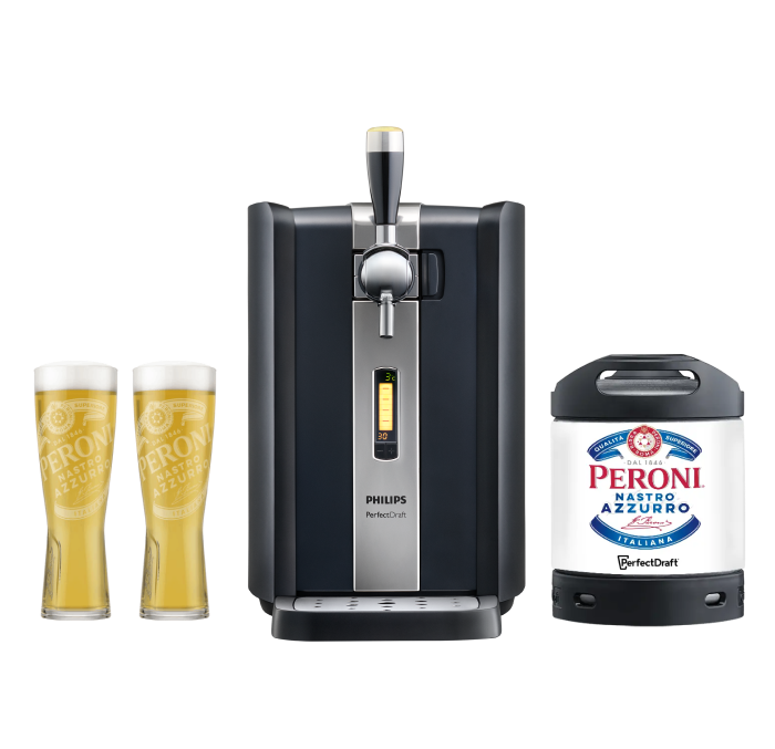 PerfectDraft Peroni Nastro Azzurro Starter Bundle – Beer Pronto